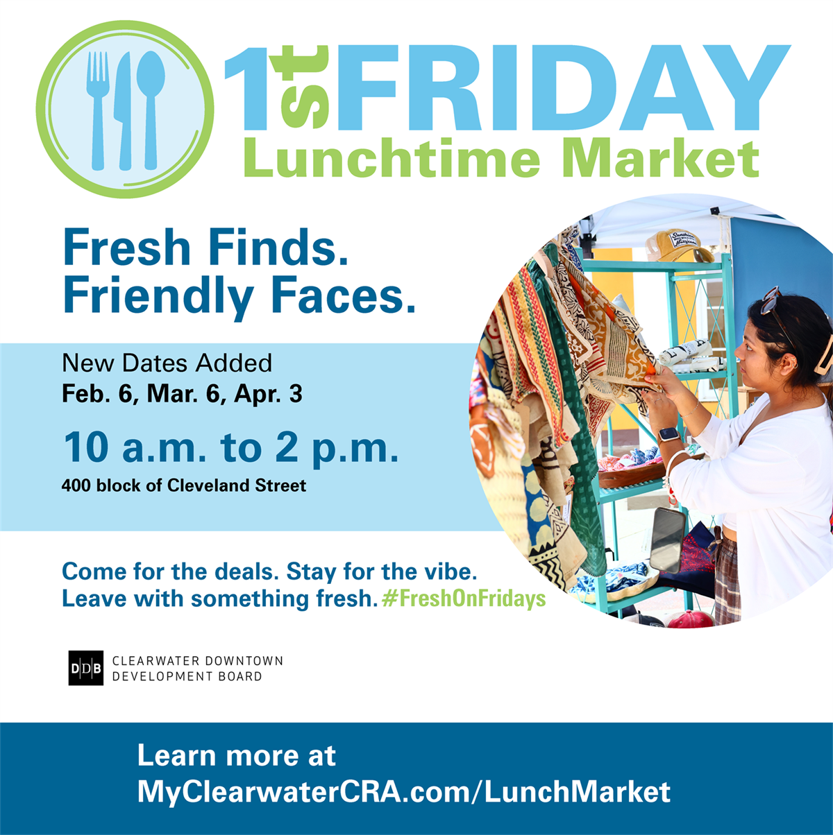 1st Friday Lunchtime Market - Clearwater CRA